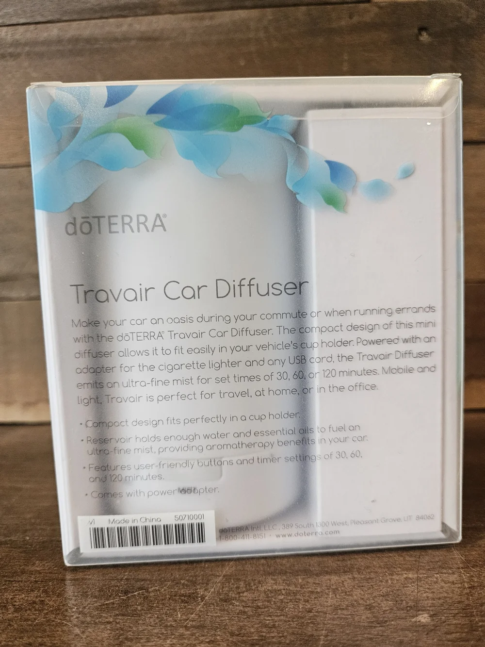 Doterra | Other | New Doterra Travair Car Diffuser Blue Green | Poshmark